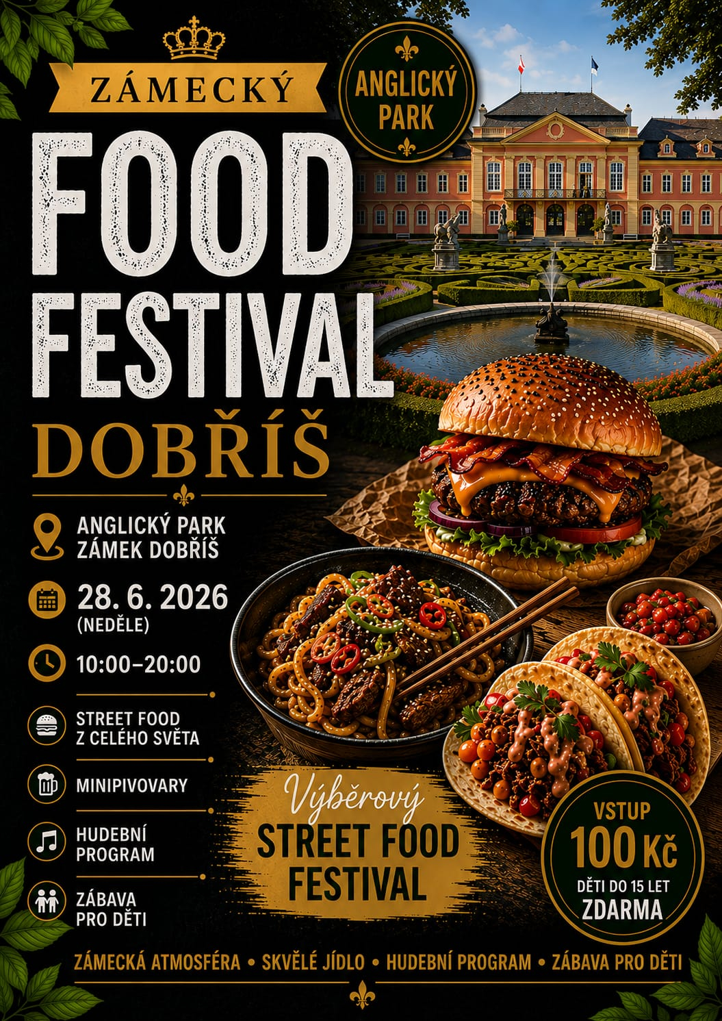 Zámecký Food Festival - Střední Čechy